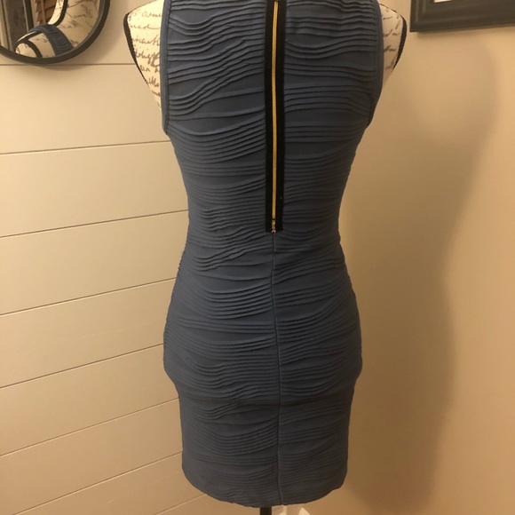 RACHEL Rachel Roy | Dresses | Rachel Roy Dress Shirred Slate Blue ...